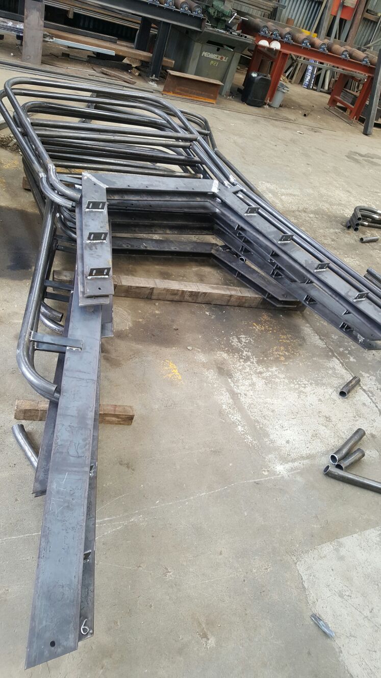 3 – Railings ready for galvanising – Phil Purcell Engineering Ltd